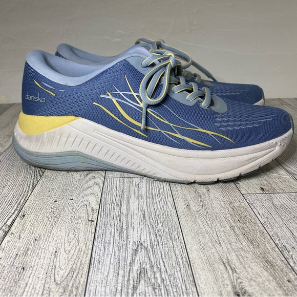 Dansko | Shoes | Dansko Blue And Yellow Womens Sneakers | Poshmark